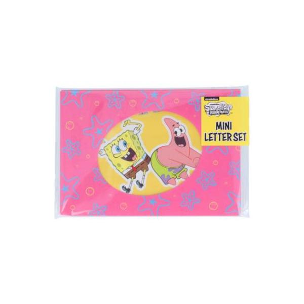 「レターセット」 スポンジボブ グッズ 手渡し手紙セット キャラクター 窓あきミニレターセット 3 B スポンジボブのかわいいステーショナリーシリーズ 大人気[スポンジボブ]グッズにまたまた可愛いnewアイテム登場こちらはちょっとしたメッセ...