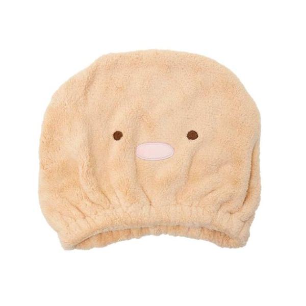 「キャップタオル」 すみっコぐらし タオルキャップ ヘアドライタオル帽子 とんかつ サンエックス キャラクター グッズ お風呂上りやプール後のかわいいヘアドライキャップ サンエックスの大人気キャラクター[すみっこぐらし]グッズにまたまた可愛...