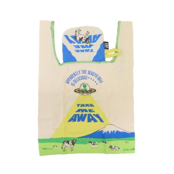 「エコバッグ」 エコバッグ AND PACKABLE ミニマルシェバッグ MBHS UFO FARM NT お買い物バッグ 手提げバッグ 小さく折り畳んで持ち運びしやすいECO BAG 時間は有限、デザインは無限日々の暮らしを豊かにする雑貨...