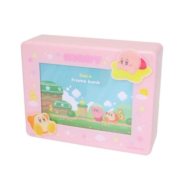 「貯金箱」 星のカービィ キャラクター 貯金箱 デコフレームバンク カービィ＆ワドルディ ティーズファクトリー 写真やイラストが飾れる貯金箱 大人気ゲーム[星のカービィ]グッズにまたまた可愛いnewアイテム登場こちらは大ヒットアイテム[デコ...