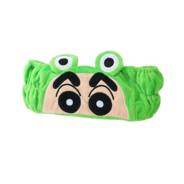 「ヘアアクセサリー」 クレヨンしんちゃん グッズ ヘアアクセ アニメキャラクター ヘアバンド 変身しんちゃん かえる お風呂上りやスキンケア、メイクなどに便利なヘアバンド 大人気アニメ[クレヨンしんちゃん]グッズにまたまた可愛いnewアイテ...