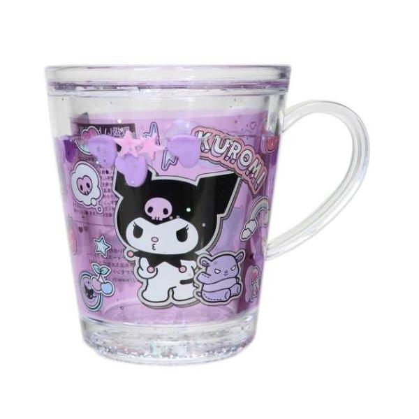 「プラカップ」 クロミ キャラクター プラカップ ウォーターカップ ペタペタステッカーズ サンリオ グッズ 水が入ってキラキラかわいいウォーターカップ 大人気サンリオキャラクターグッズにまたまた可愛いnewアイテム登場こちらは水が入ってキラ...