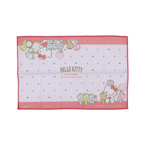 「ランチクロス」 ハローキティ ワイドランチクロス サンリオ ランチーフ キャラクター カラフルタイニーチャム ティーズファクトリー 学校の机のサイズにぴったりなかわいいワイドランチクロス 大人気サンリオキャラクターグッズにまたまた可愛いn...