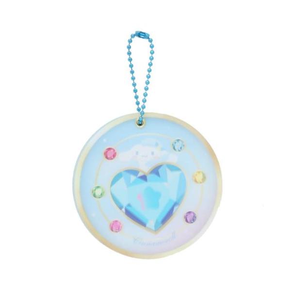 「手鏡」 シナモロール キャラクター 手鏡 コンパクト風アクリルミラー マジカルジュエリー サンリオ グッズ ハート部分がミラーに透けて綺麗 可愛い変身コンパクト風ミラー 大人気サンリオキャラクターグッズにまたまた可愛いnewアイテム登場こ...