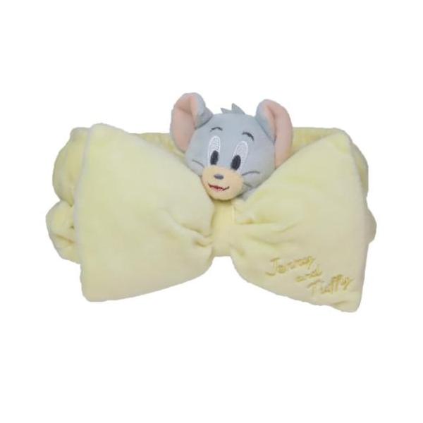 「ヘアアクセサリー」 トムとジェリー マイキャラヘアバンド ヘアアクセ タフィー ワーナーブラザース キャラクター グッズ お風呂上りやスキンケア、メイクなどに便利なヘアバンド 大人気トム＆ジェリーグッズにまたまた可愛いnewアイテム登場こ...