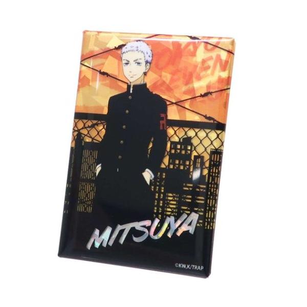 「メール便可」「缶バッジ」 スタンド缶バッジ 東京リベンジャーズ 缶バッジ 少年マガジン ティーズファクトリー 三ツ谷隆 グッズ キラキラホログラムがかっこいい5WAYスタンド缶バッジ 少年マガジンに連載され、アニメ＆実写映画も大人気のタイ...