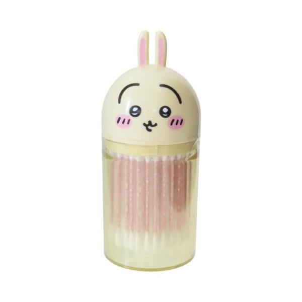「健康 衛生雑貨」 ちいかわ 綿棒ケース パックンめんぼう うさぎ トーマントイズ かわいいキャラクターの綿棒ケース登場 ちいかわ ハチワレ うさぎ達の何気ない日常を描いた Twitterに投稿される漫画が大人気イラストレーターのナガノが描...
