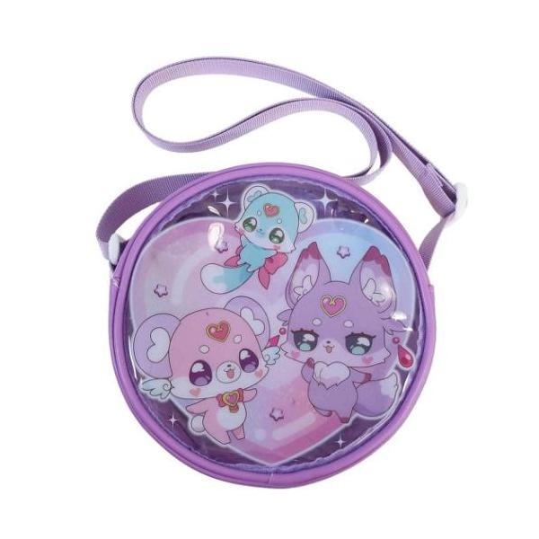 「ポーチ ポシェット」 名探偵プリキュア！ PVCポシェット キッズポシェット アニメキャラクター 妖精 紐の調整もできちゃう！大人から子どもまで使えるポシェット シリーズ第23作目となる探偵をモチーフにした[名探偵プリキュア！]グッズにま...