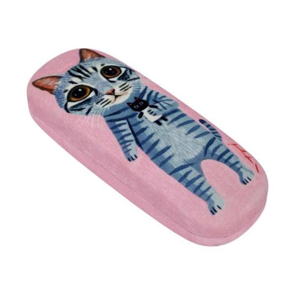 「取寄品」 「メガネ サングラス」 眼鏡ケース 糸井 忠晴 メガネケース メガネ拭き付 ソフィー ユーパワー IT-01104 かわいい猫たちのめがねケース 大切なメガネをおしゃれにコンパクトに収納できるメガネケース。糸井 忠晴 [日本男性...