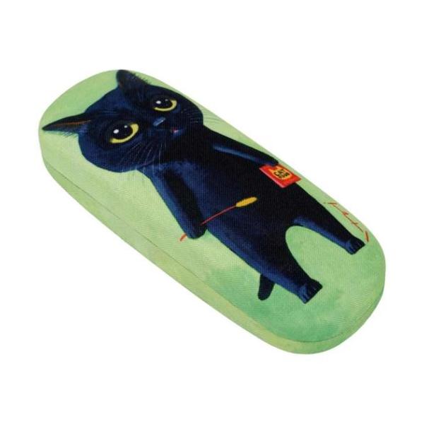 「取寄品」 「メガネ サングラス」 眼鏡ケース 糸井 忠晴 メガネケース メガネ拭き付 クロちゃん IT-01105 プレゼント ギフト かわいい猫たちのめがねケース 大切なメガネをおしゃれにコンパクトに収納できるメガネケース。糸井 忠晴 ...