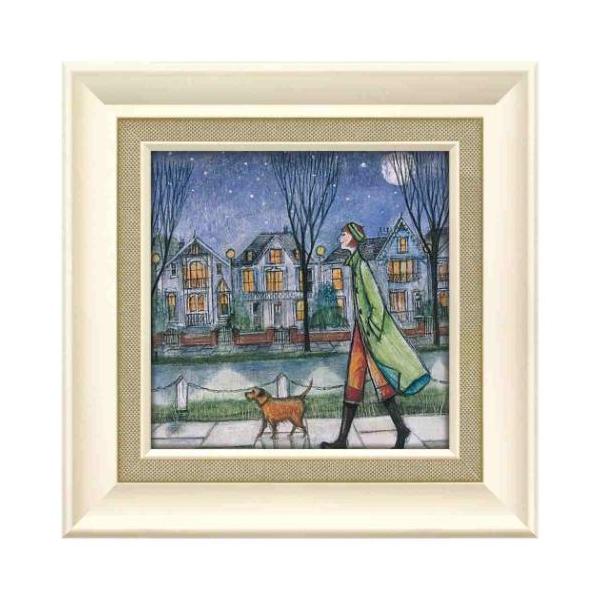 「取寄品」 「インテリアパネル」 Joe Ramm ジョーラム 額付きポスター ユーパワー ライト オブ ザ ムーン 絵画を飾ってワンランク上のお洒落な空間に 作家：ジョー ラム/イギリス女性作家イラストレーターになるべくハーロー美術学校に...