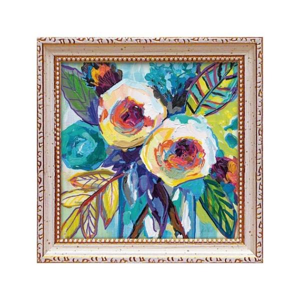 「取寄品」 「フラワーアート」 ジャネットヴェルテンテス Jeanette Vertentes 額付き ポスター バハマ モーニング ミニゲルアートフレイム インテリア 絵画を飾ってワンランク上のお洒落な空間に 作家：ジャネット ヴェルテン...