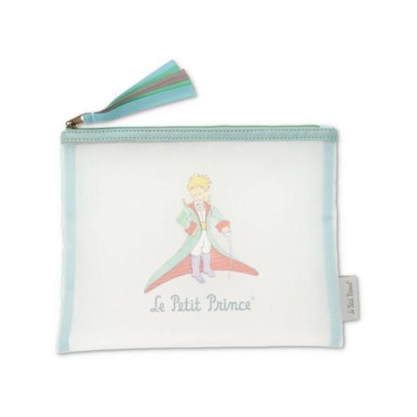 「コスメポーチその他」 星の王子さま The Little Prince キャラクター コスメポーチ メッシュポーチフラット 正装の王子さま MGR ゾーウィー 透け感がかわいいメッシュポーチ アントワーヌ ド サン=テグジュペリの名作[星...