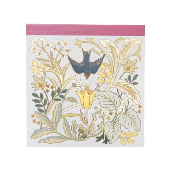 「メモ帳」 メモパッド Naffy メモ帳 アクティブコーポレーション 思わず見惚れてしまう繊細で美しいイラストのメモ帳 童話の挿絵や装画を数多く手掛ける絵本作家[Naffy]からグッズ登場こちらは表紙全面に金箔を施した[メモパッド]お菓子...