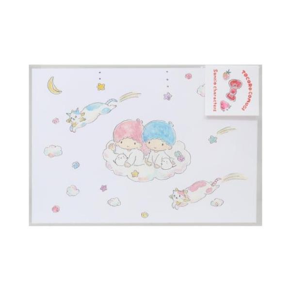 「ポストカード」 トコロコムギxサンリオキャラクターズ POSTCARD ポストカード キキ＆ララと夜空の流れ星にゃんこ サンリオ キャラクター 可愛いデザインに思わず笑顔がこぼれる両面フルカラーのはがき トコロコムギとサンリオキャラクター...