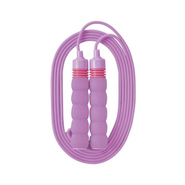 「おもちゃ」 なわとび フィットロープ パープル クツワ 二重飛びにも最適なわとび やわらかグリップで跳びやすい！ 手にフィットしてにぎりやすいやわらかグリップ ロープの保護と遠心力が増すプロテクター付 跳びやすい長さに調節できるロープ 名...
