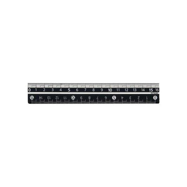 「定規」 ものさし カラー定規 16cm ブラック クツワ 筆箱に収まりやすい16センチ定規 筆箱に収まりやすい16センチ定規は小学生におすすめです。定規裏面に滑り止め加工を施し、線が引きやすい定規物の高さや深さを測りやすい端スタートメモリ...