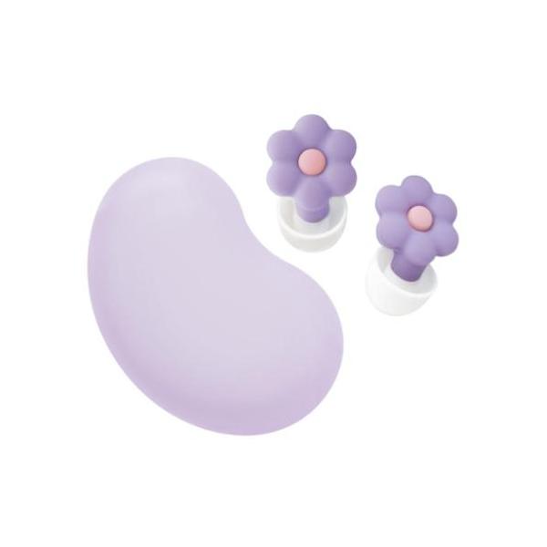 「生活雑貨その他」 みみせん お花の集中耳栓 ケース付 シリコンタイプ フラワー バイオレット ソニック 耳栓つけて集中力アップ！暗記学習にもオススメ 無音と雑音の間、適度なノイズが「ちょうどいい」。耳栓で、集中力アップゾーンを手に入れよう...
