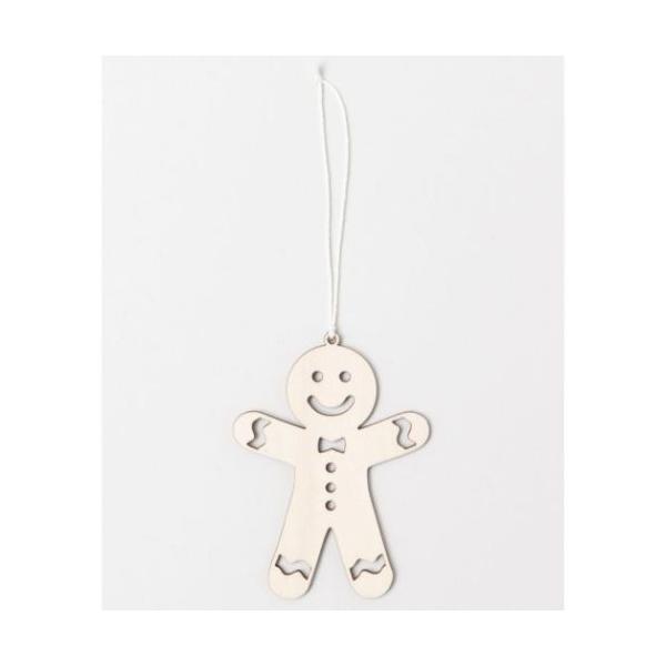 「クリスマス」 クリスマス/Xmas ウッドオーナメント GINGERBREAD アミナコレクション クリスマスツリーに飾りつけたり、インテリアとしても クリスマスにぴったりのかわいい雑貨シリーズ軽くてあたたかみのある木製のクリスマスオーナ...