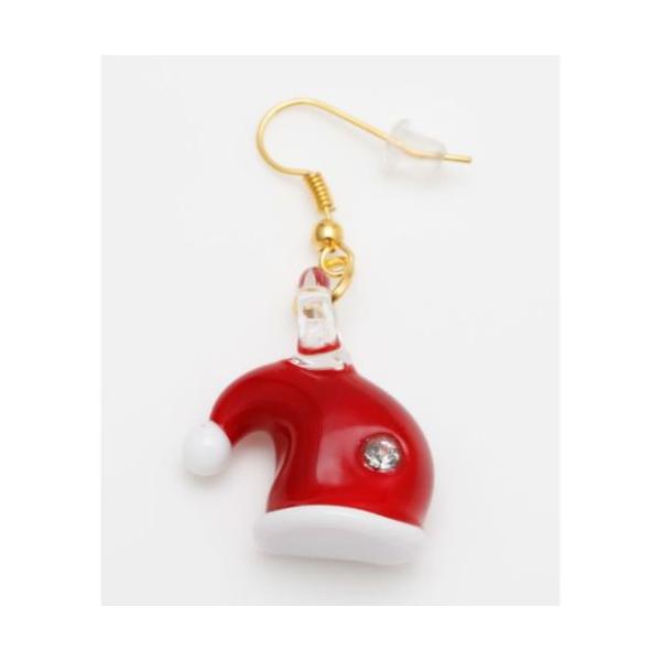 「ピアス」 ピアス VNハットE1P 1VARIATION 北欧 アミナコレクション パッと目を惹くデザインが魅力的 クリスマスにぴったりのかわいい雑貨シリーズこちらは水の都、イタリアの都市ベネチアで作られた伝統的なガラス細工のピアスクリス...
