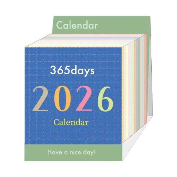「実用 教養」 2026Calendar ミニチュア日めくり カラフル文字 卓上カレンダー2026年 APJ 365日毎日楽しめる日捲りカレンダーが登場 スタイリッシュなデザインと12カ月のカラフルな色の数字で自分好みの毎日をカスタマイズミ...