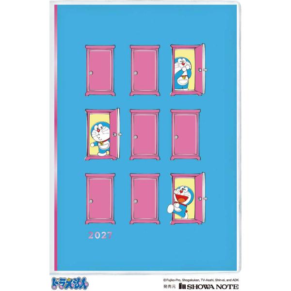 大人気アニメ[ドラえもん]のファミリータイプスケジュール手帳<br>家族の予定も書き込めとっても便利<br>贈答品の記録、体調管理表などママに嬉しいページが満載です<br>2026年10月から2028年3...