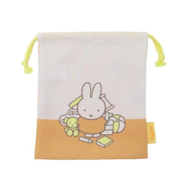 「巾着袋」 ミッフィー 巾着袋 きんちゃくポーチ S 単柄 新入学 ディックブルーナ アートウエルド 新入学 新学期にぴったりなミッフィーのスクール雑貨シリーズ ディックブルーナの人気絵本[miffy/ミッフィーちゃん]の可愛らしい新作キッ...