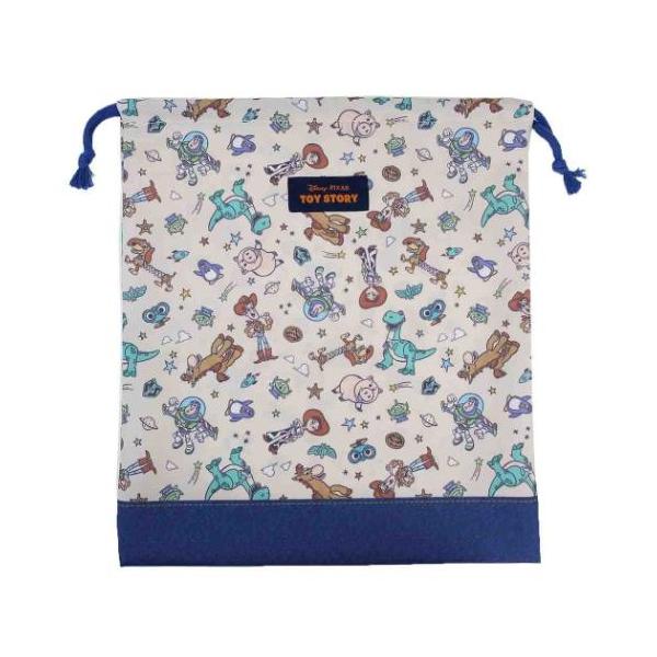 「巾着袋」 トイストーリー 巾着 大 巾着袋 ディズニー キャラクター 新入学 新入園にぴったりなかわいいスクール雑貨シリーズ 大人気ディズニーキャラクターのスクール雑貨シリーズこちらはとっても可愛い[きんちゃく袋大]体操着と一緒にタオルも...