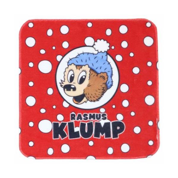 「ハンドタオル」 ミニタオル RASMUS KLUMP ラスムスクルンプ ハンカチタオル 赤 汗拭きタオル 柔らかコットンで手触り＆吸水もバツグン 大人気[RASMUS KLUMP/ラスムスクルンプ]がグッズになって登場こちらは吸水＆手触り...
