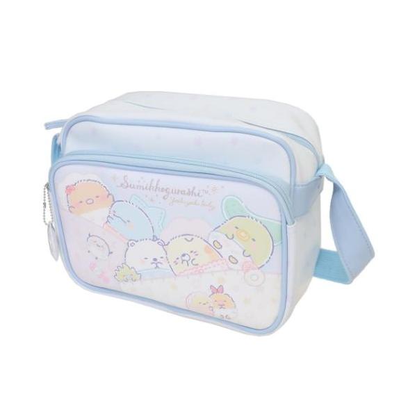 「ショルダーバッグ」 すみっコぐらし 合皮ショルダーバッグ 幼稚園かばん サックス 新入学 サンエックス キャラクター 幼稚園、保育園の通園にぴったりなかわいい斜めかけかばん サンエックスの大人気キャラクター[すみっコぐらし]から新作キッズ...