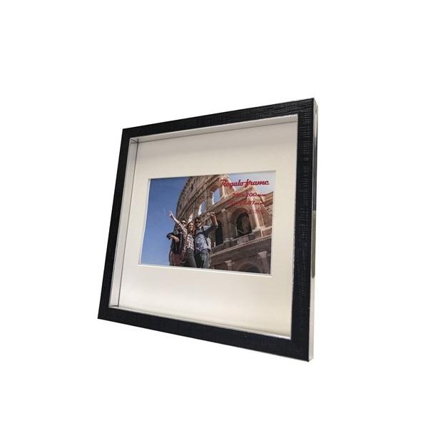 「取寄品」 「フォトフレーム」 フォトフレーム レガーロ フレーム ギフト 装飾 インテリア Regalo frame Silver 200x200mm（ハガキサイズマット付）  シンプルで上品な額縁は贈り物にもおすすめ 「レガーロ」　イタ...