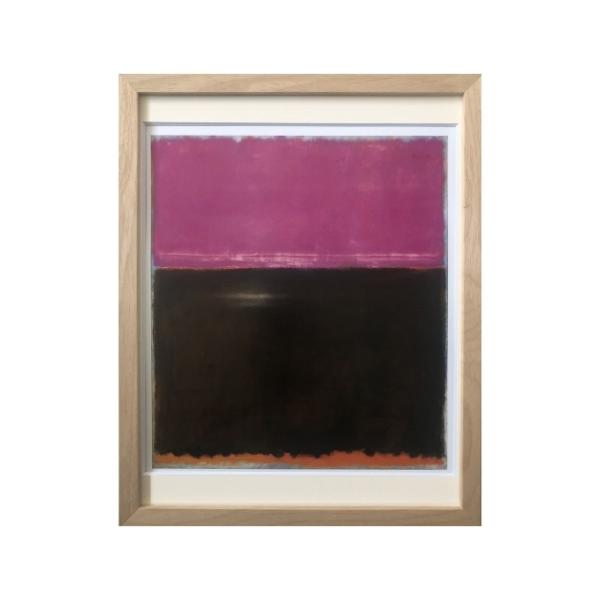 「取寄品」 「インテリアパネル」 Mark Rothko マーク ロスコ インテリアアート Untitled 1953 壁掛け 額付き インテリア お気に入りの絵画を飾って、アートのある豊かな暮らしを Scandinavian Art人気の...
