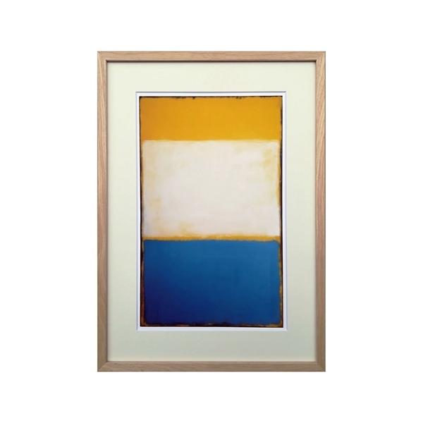 「取寄品」 「インテリアパネル」 Yellow White Blue Over Yellow on Gray 1954 マーク ロスコ アートポスター Mark Rothko 美工社 お部屋やオフィス、お店のおしゃれなインテリアに… マーク...