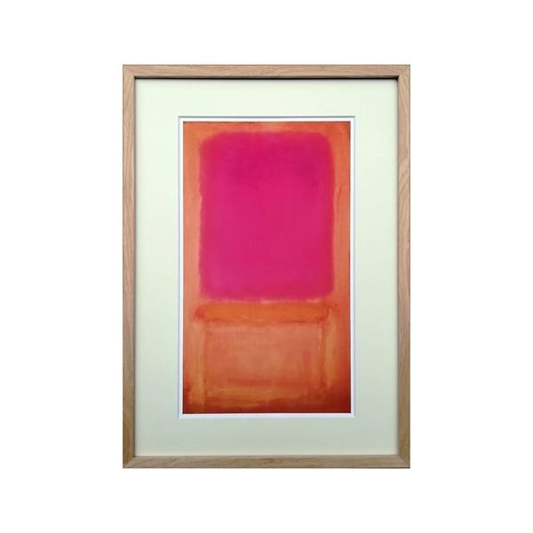 「取寄品」 「インテリアパネル」 Violet Center 1955 マーク ロスコ アートポスター Mark Rothko 美工社 お部屋やオフィス、お店のおしゃれなインテリアに… マーク ロスコ1903生まれ（1903-1970）。北...