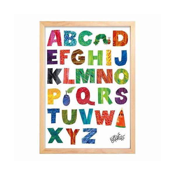 「取寄品」 「ポップアート」 エリックカール アートポスター Eric Carle アートフレーム 絵本作家 壁掛け用 Alphabets お部屋やオフィス、お店のおしゃれなインテリアに… ベストセラー絵本「はらぺこあおむし」が代表作として...