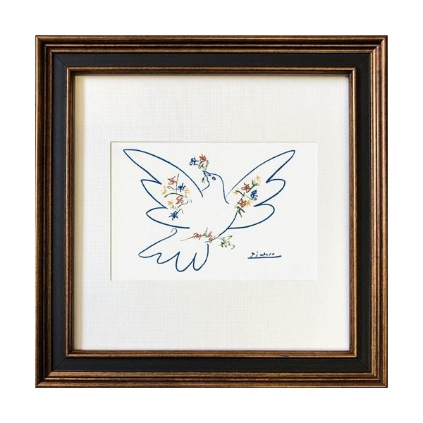 「取寄品」 「名画」 パブロ・ピカソ Picasso 名画 平和のはと インテリア ギフト 装飾 美工社 24×24×2cm 名画を飾ってお部屋をワンランク上の素敵な空間に 世界の数ある名画のなかから人気の作品を集めてみました。小ぶりなサイ...