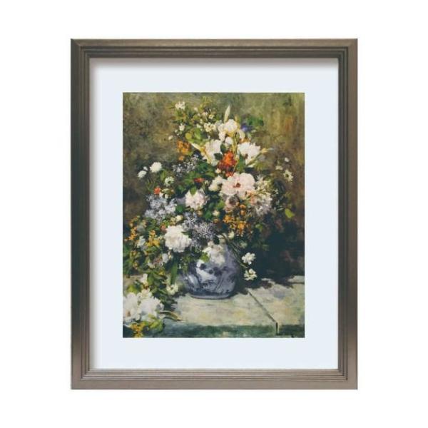 「取寄品」 「名画」 アートポスター ルノワール Pierre-Auguste Renoir Grande vaso di fiori 名画を飾ってお部屋をワンランク上の素敵な空間に ピエール＝オーギュスト ルノワール1841年生まれ。フラ...