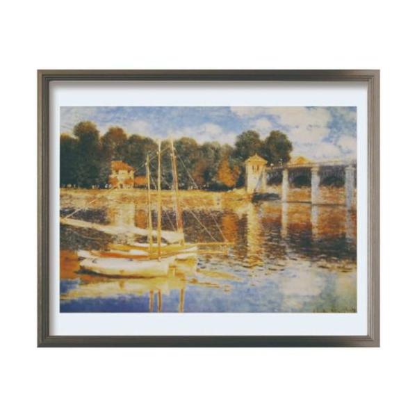 「取寄品」 「名画」 アートポスター クロード モネ Claude Monet Il ponte ad Argenteuil 名画を飾ってお部屋をワンランク上の素敵な空間に 1840年生まれ。印象派最大の巨匠のひとりクロード モネ世界の数あ...