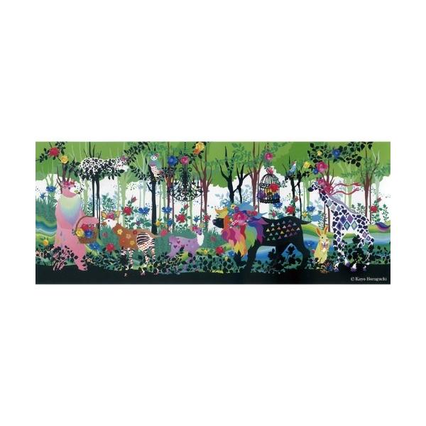 「取寄品」 「インテリアパネル」 インテリア パネル ホラグチ カヨ Kayo Horaguchi Promenade ZKH-52552 100×45×4cm 色鮮やかで素敵なイラストのキャンバスアートパネルです 人気の「ほらぐち　かよ」...