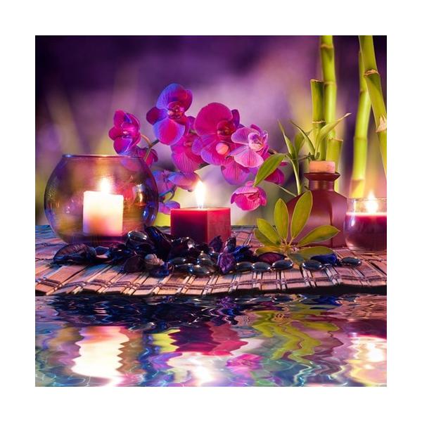 「取寄品」 「写真・フォトアート」 写真 アート プチ キャンバスアート Petit Canvas Art アジアンリゾート2 30×30×2.5cm フレームレス ギフト 装飾 たくさん飾って楽しいお手軽アート フレームがついていない為軽...