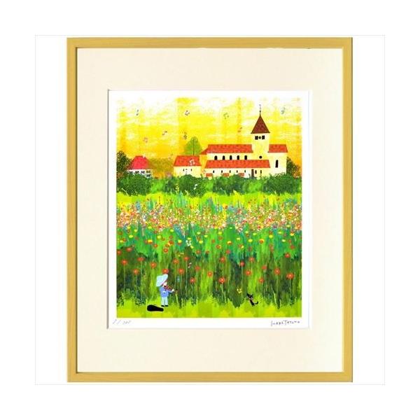 「取寄品」 「版画作品」 アートフレーム はりたつお 額装品 ライヒェナウの花畑 美工社 36.5×44×2cm 美しい色彩の心和むアートフレーム 〜世界遺産シリーズ〜はりたつお（畭 辰雄 ）日本のグラフィックデザイナー・イラストレーター・...