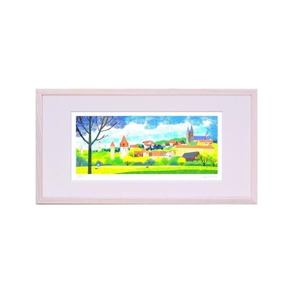 「取寄品」 「版画作品」 アートフレーム はりたつお ジクレー版画 フリッツラーの見張り塔 S ZTH-61692 お部屋やオフィス、お店のおしゃれなインテリアに… はりたつお（畭 辰雄 ） 日本のグラフィックデザイナー イラストレーター ...