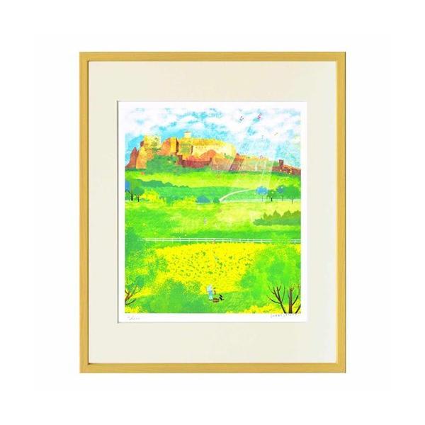 「取寄品」 「版画作品」 ジクレー版画 はりたつお アートフレーム 美工社 スピシュスキー城 スロバキア 四ツ 世界遺産シリーズ お部屋やオフィス、お店のおしゃれなインテリアに… はりたつお（畭 辰雄 ） 日本のグラフィックデザイナー イラ...