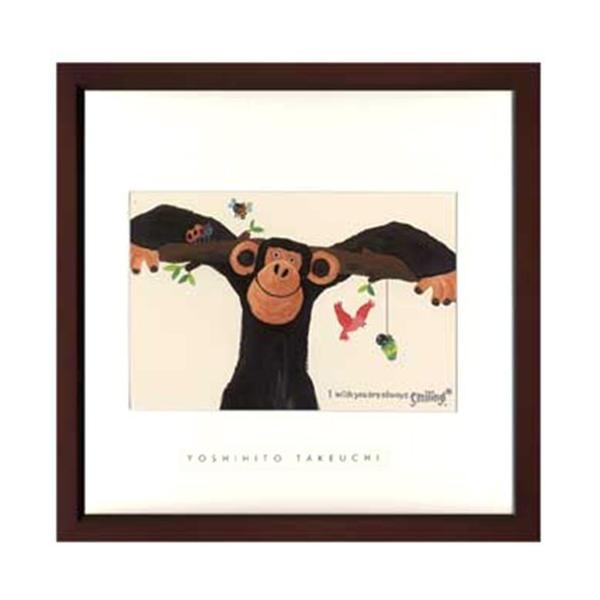 「取寄品」 「動物・人物」 武内祐人 動物 アート Yoshihito Takeuchi Square Frame 美工社 22×22×2cm 額装品 ギフト 装飾 飾りやすいサイズの可愛い動物たちのアートフレーム 可愛らしい動物たちがリビ...