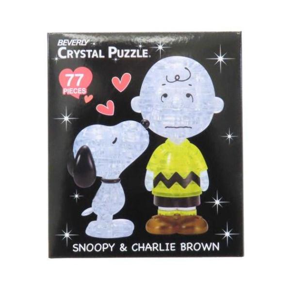 「パズル」 スヌーピー グッズ パズル キャラクター クリスタルパズル スヌーピー＆チャーリーブラウン 楽しいお家時間にぴったりなジグソーパズル 大人気[PEANUTS/SNOOPY]グッズにまたまた可愛いnewアイテム登場こちらは透明のピ...