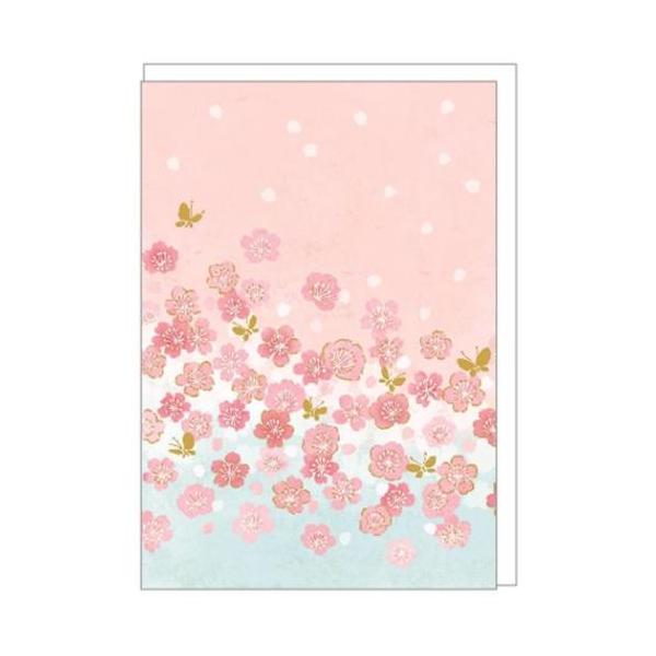 「グリーティングカード」 メッセージカード さくらグリーティングカード 水辺の桜 クローズピン 入学 卒業 お祝いメッセージ 贈ってももらっても楽しいグリーティングカード イラストレーターTomoko Hayashiが手掛けるさくらコレクシ...