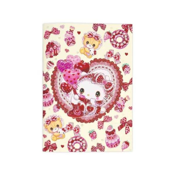 「横罫ノート」 ハローキティ キャラクター ガーリーイラスト 横罫ノート A5ノート 飴ノ森ふみかxサンリオキャラクターズのコラボステーショナリー イラストレーター[飴の森ふみか]と大人気[サンリオキャラクターズ]のキュートなコラボステーシ...