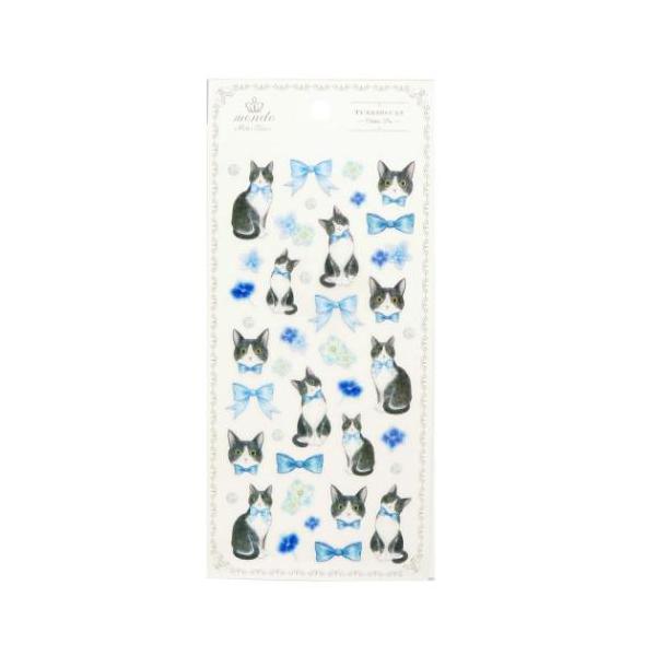 「その他シール」 シールシート たけいみき mondo クリアシール タキシードキャット 手帳デコ デコレーション 人気イラストレーターたけいみきの可愛いステーショナリー 「カワイイ」をギュッとあつめた、女の子がときめくガーリーイラストが人...