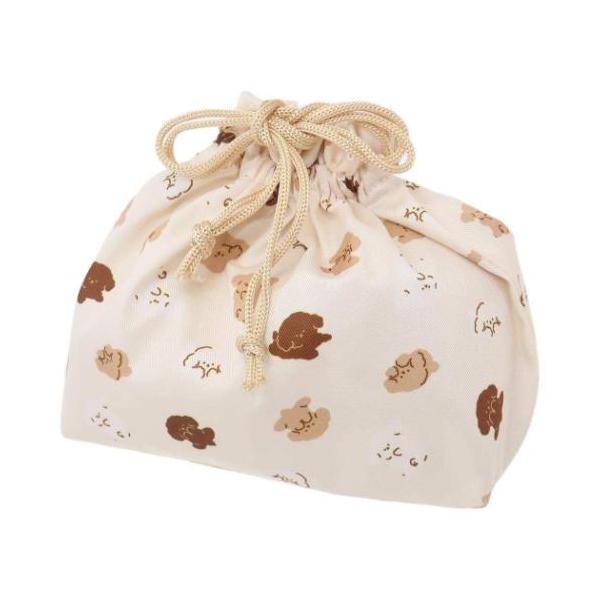 「ランチ巾着」 ランチ巾着 お弁当きんちゃくポーチ プードル 新入学 いぬ ミントイン 新学期にぴったりなかわいいランチ雑貨シリーズ 入学 新学期にぴったりのキュートなランチ雑貨シリーズこちらはお弁当箱を入れるのにぴったりな[マチ付きランチ...