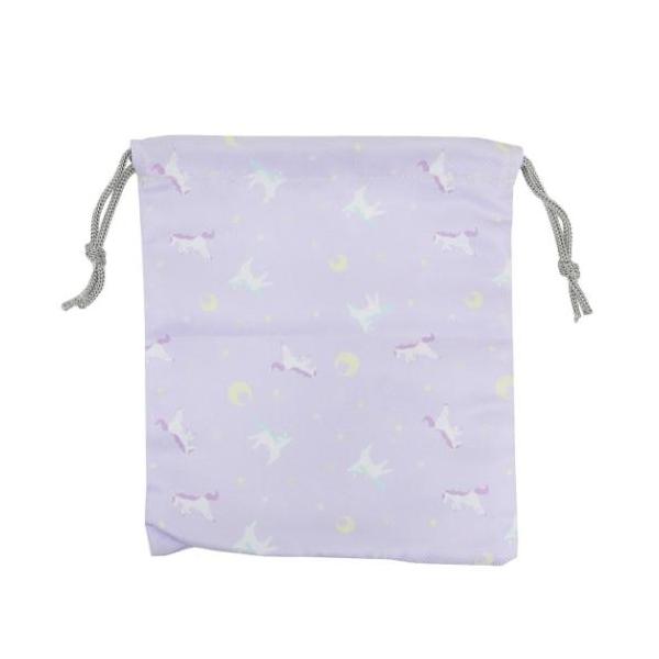 「巾着袋」 巾着袋 巾着S きんちゃくポーチ ユニコーン ミントイン 新学期にぴったりなかわいい雑貨シリーズ 入学 新学期にぴったりのキュートな雑貨シリーズこちらは小物を入れたりしておくのに便利な[きんちゃく袋]キッズ用のお弁当やプラコップ...